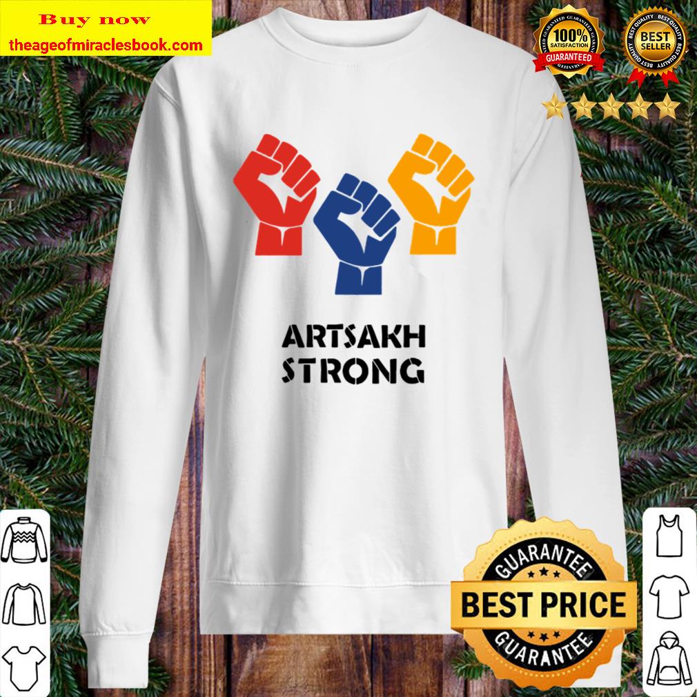 Peace For Armenian Artsakh Strong Armenian Flag Design T-Shirt