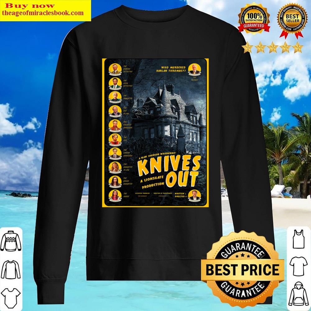 Knives Out Shirt, Hoodie, Tank Top, Unisex Sweater