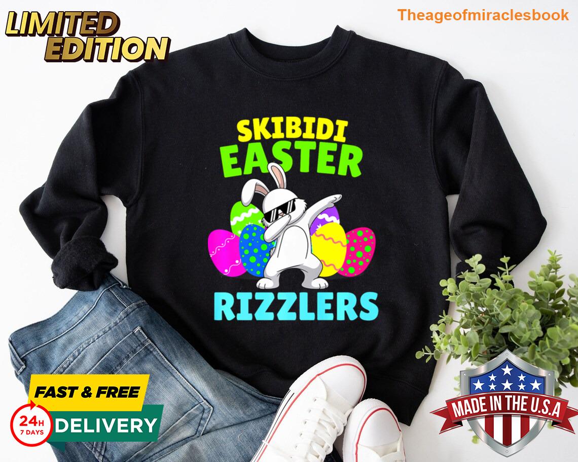 Skibidi Easter Funny Easter Rizzler Gen Alpha Slang T-shirt