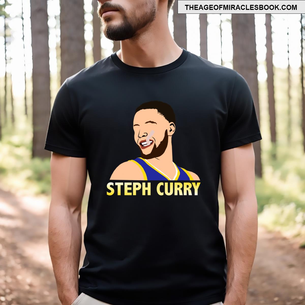 Steph Curry Illustration T-shirt